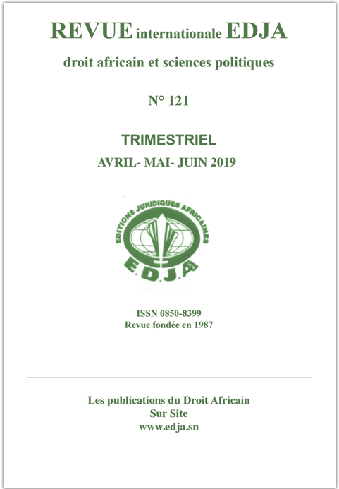 EDJA – Editions Juridiques Africaines