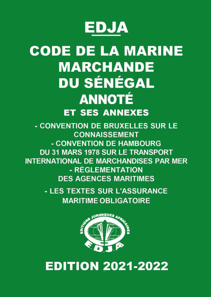 EDITIONS JURIDIQUES AFRICAINES au Sénégal et en Afrique I CODES I ...