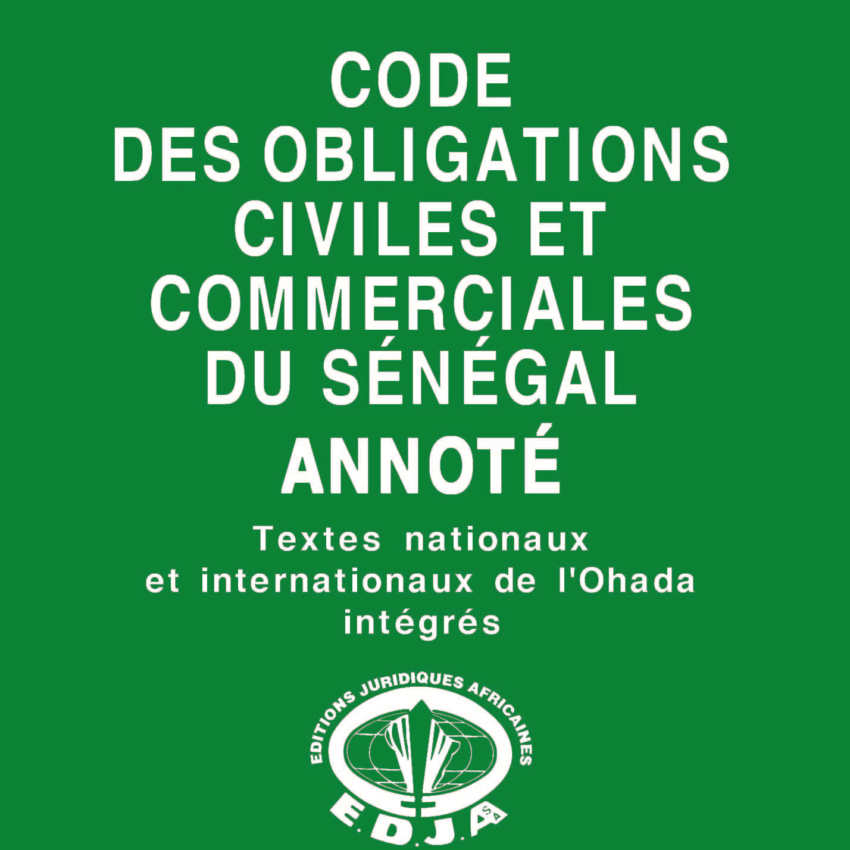 EDITIONS JURIDIQUES AFRICAINES au Sénégal et en Afrique I CODES I ...