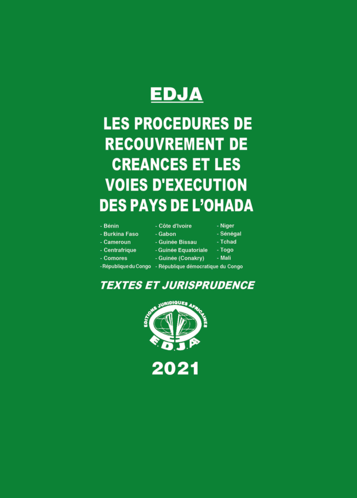 EDITIONS JURIDIQUES AFRICAINES au Sénégal et en Afrique I CODES I ...