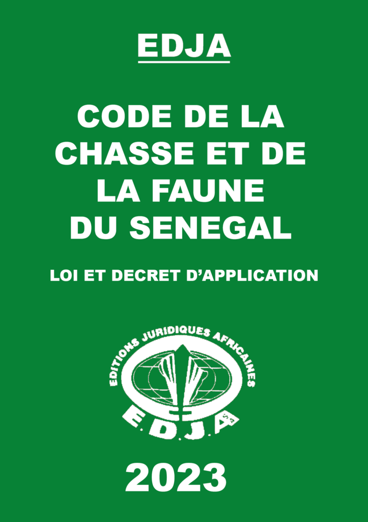 EDITIONS JURIDIQUES AFRICAINES au Sénégal et en Afrique I CODES I ...