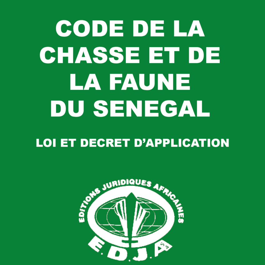EDITIONS JURIDIQUES AFRICAINES au Sénégal et en Afrique I CODES I ...